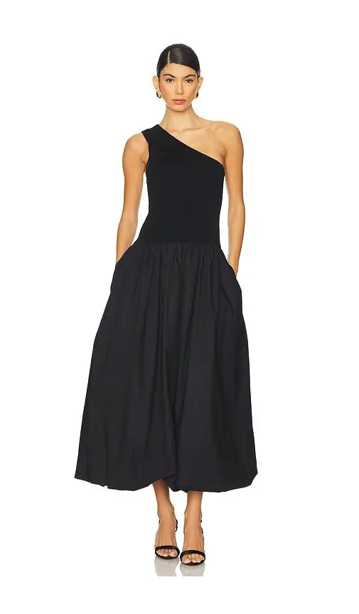white christmas dresses Shona Joy Isola Plunged Cross Back Mini Dress in Black – Coco & Lola main image 1