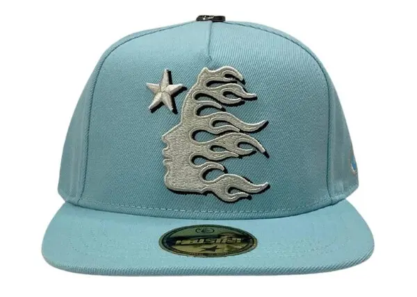 HELLSTAR Og Logo Fitted 59fifty Cap - Baby Blue