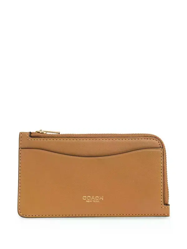 COACH® Leather Wallet - Brown