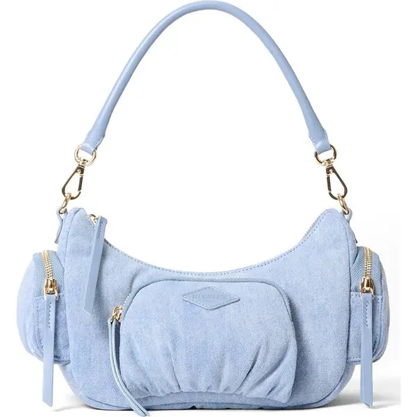 Mz Wallace Small Chelsea Shoulder Bag - True Light Denim
