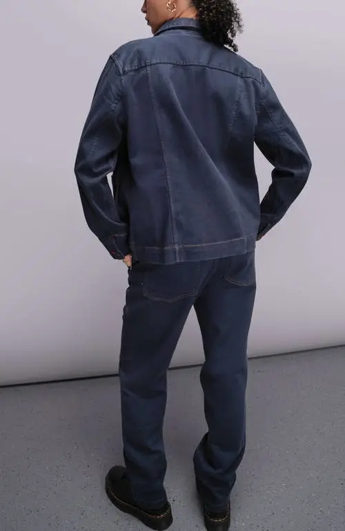 WILDFANG Relaxed-fit Denim Utility Jacket - Navy
