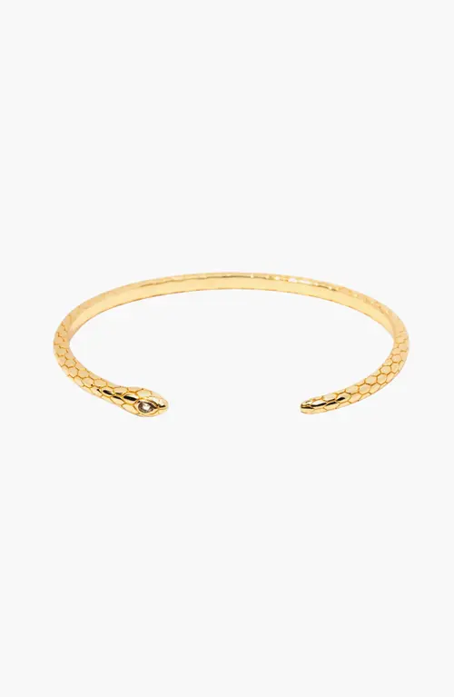 LITTLE SKY STONE Snake Cuff Bracelet - Gold