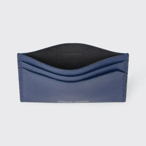 HARRYS OF LONDON Credit Card Holder - Navy