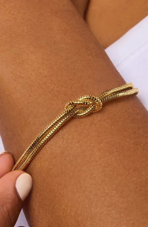 LITTLE SKY STONE Love Knot Chain Bracelet
