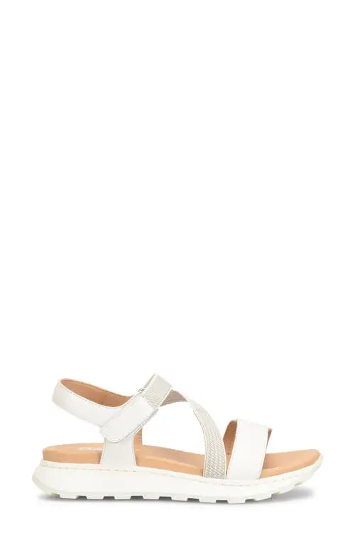 BØRN Mady Wedge Sandal - White Combo