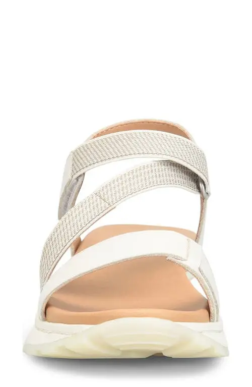 BØRN Mady Wedge Sandal - White Combo