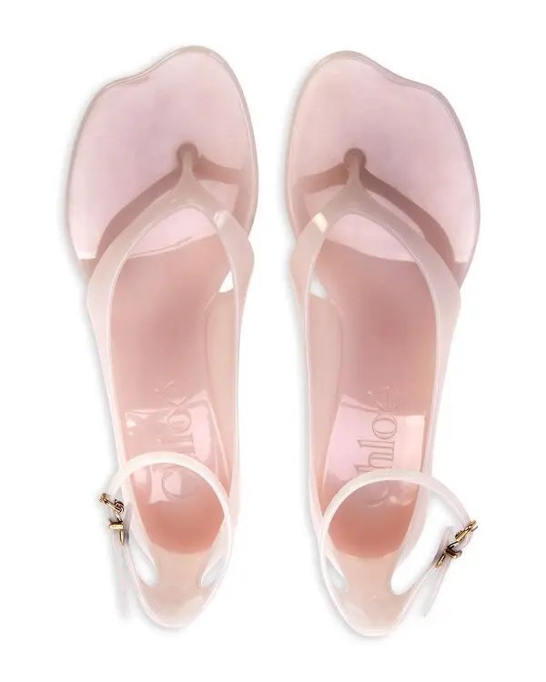 Chloé Jelly Sandals - Blush Pink