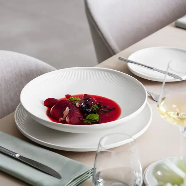 VILLEROY & BOCH Afina Deep Coupe Plate, 9.75
