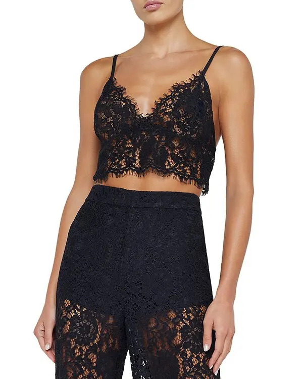 L'Agence Aislin Lace Bralette Top