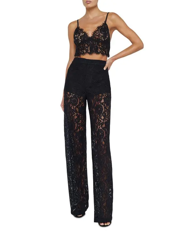 L'Agence Aislin Lace Bralette Top