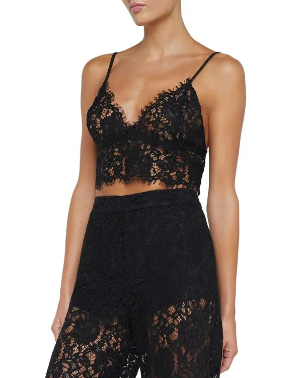 L'Agence Aislin Lace Bralette Top