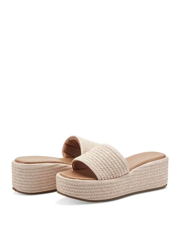 MARC FISHER LTD. Daylin Platform Sandals - Light Pink