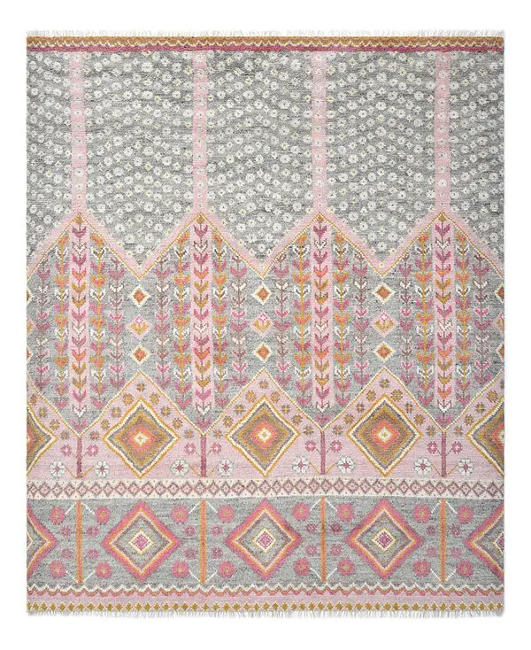 Bloomingdale'S Timeless Rug Designs Hudson S3399 Area Rug, 6' X 9 - Pink