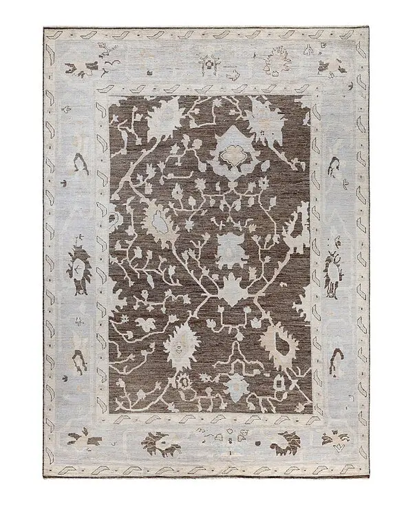 Bloomingdale'S Colorful Oushak M1945 Area Rug, 8'8 X 11'10 - Brown