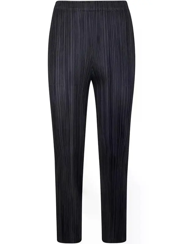 Issey Miyake Plissé Trousers - Black