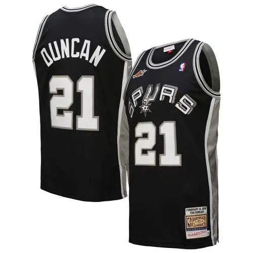 Mitchell & Ness Tim Duncan San Antonio Spurs 2000 Nba All-star Game Authentic Jersey