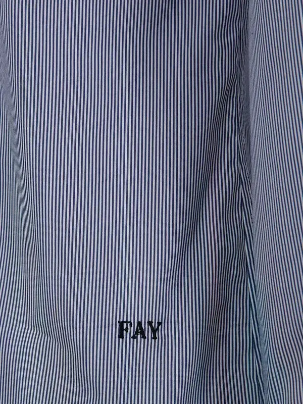 FAY Logo-embroidered Shirt