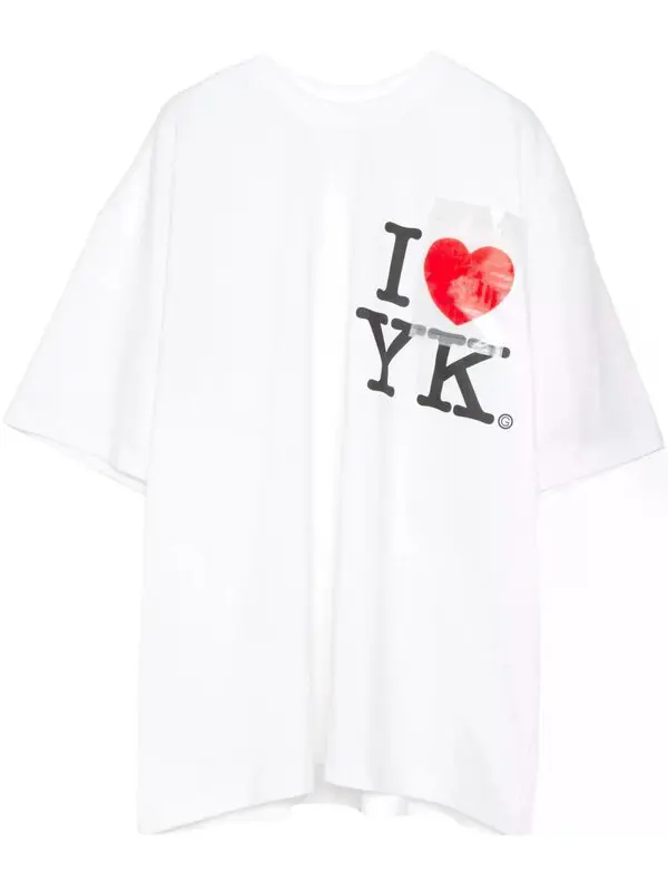 YOSHIOKUBO Iyk T-shirt - White