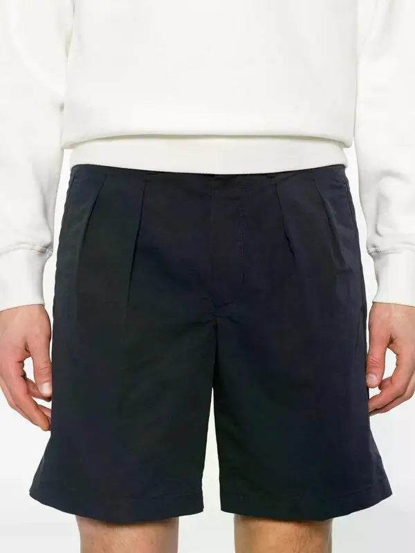 TOM FORD Pleat-detail Shorts - Blue