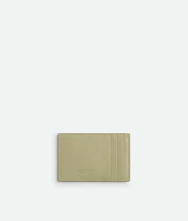 Bottega Veneta Cassette Credit Card Case - Travertine