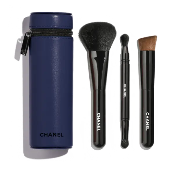 Chanel Codes Couleur Limitededition Collection Of 3 Essential Brushes - 127/fugueuse