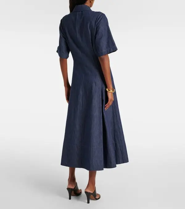 Vince Denim Shirt Dress