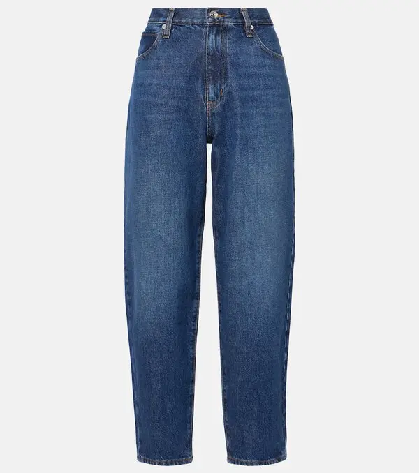 FRAME The Candle High-rise Wide-leg Jeans - Blue