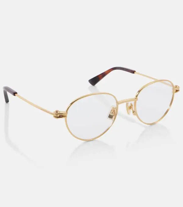 Bottega Veneta Round Frame Glasses