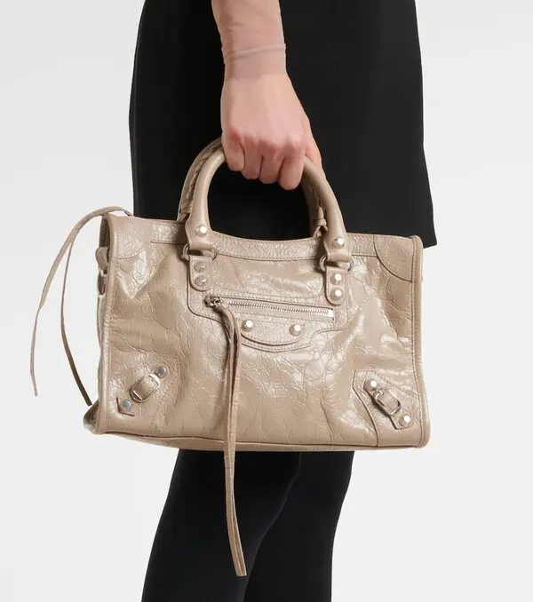 Balenciaga Le City Small Tote Bag - Beige