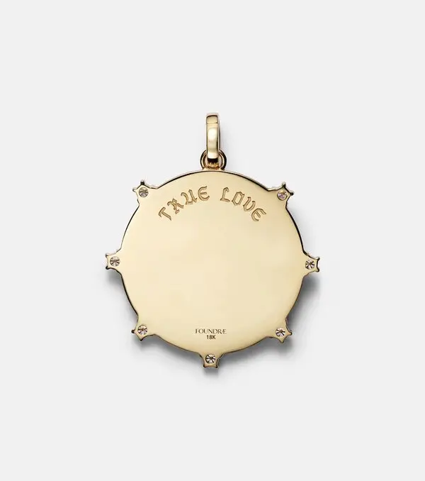 FOUNDRAE Love 18kt Pendant With Diamonds