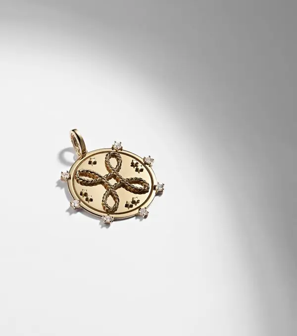 FOUNDRAE Love 18kt Pendant With Diamonds