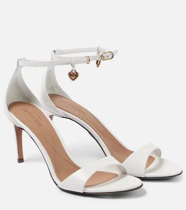 Dolce & Gabbana Leather Sandals - White
