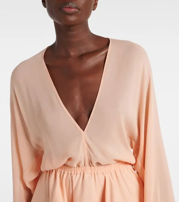 Alaïa Peplum Maxi Dress