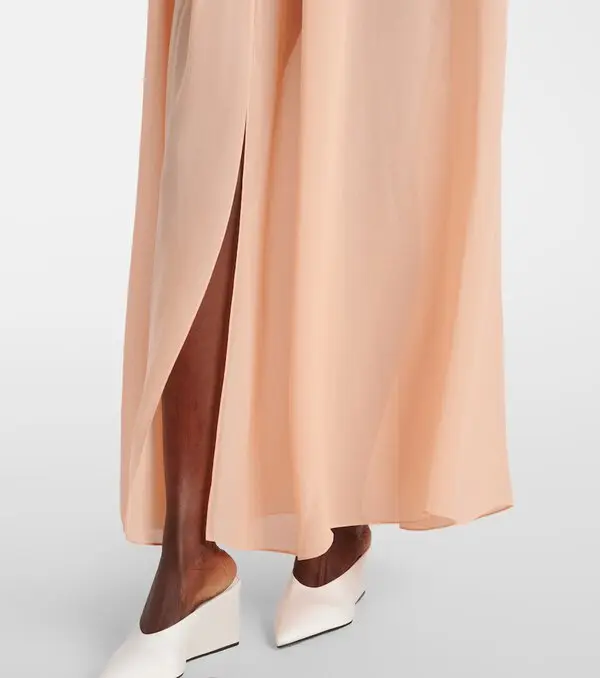 Alaïa Peplum Maxi Dress