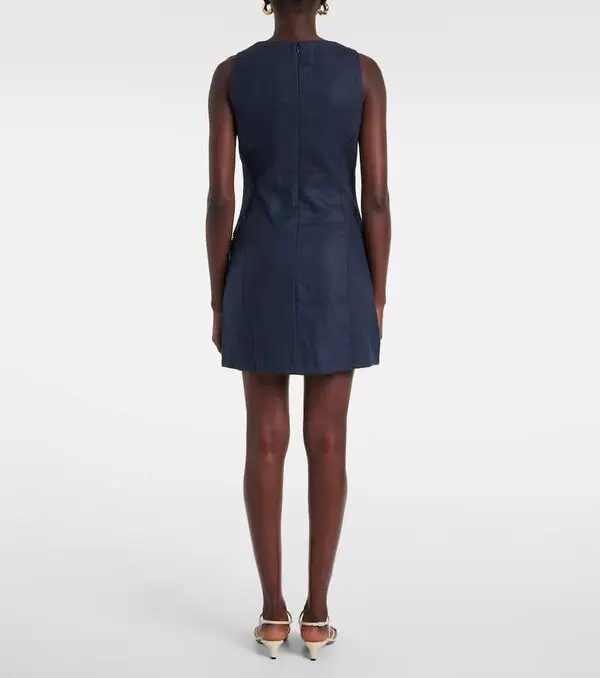 Faithfull The Brand Ambra Linen Minidress