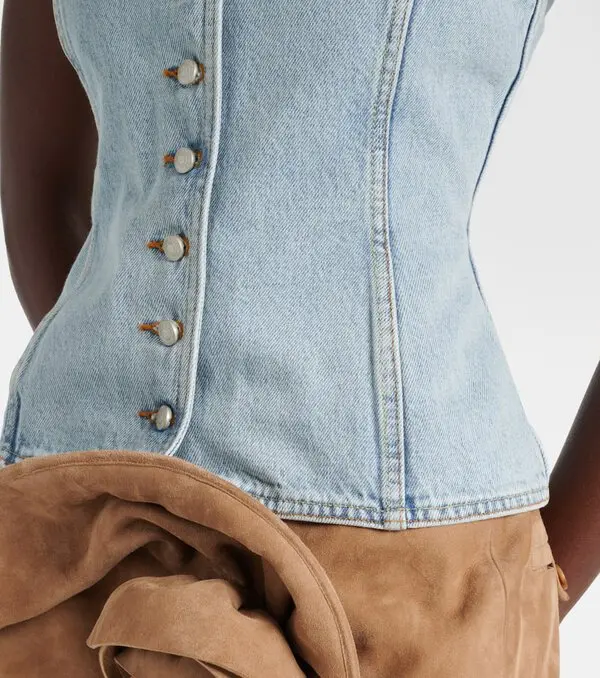 Magda Butrym Denim Waistcoat