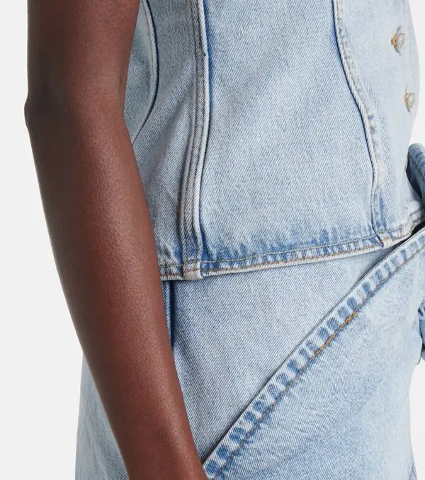 Magda Butrym Denim Waistcoat