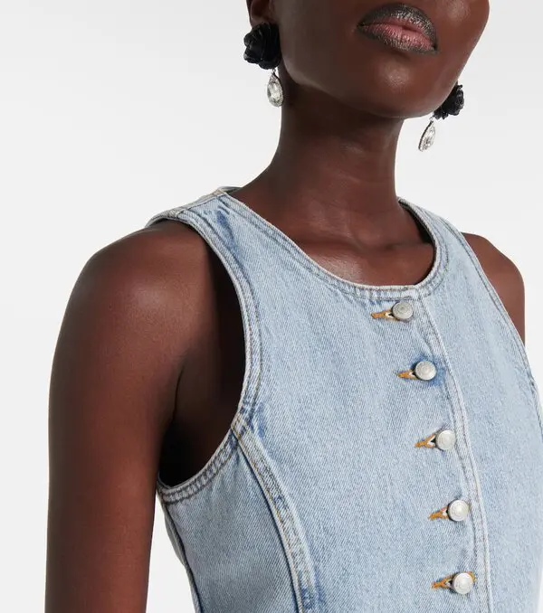 Magda Butrym Denim Waistcoat