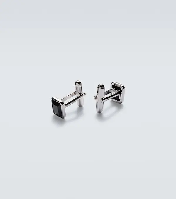 Mateo Sterling Cufflinks With Onyx