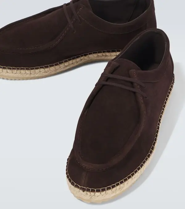 Frescobol Carioca Rodolfo Wallabee Suede Shoes - Brown
