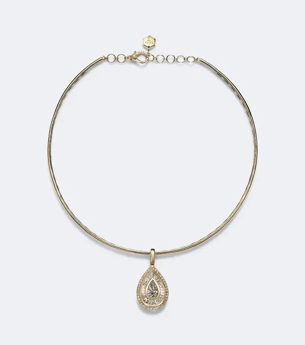 Shay Jewelry 18kt Choker With Diamonds - Gold