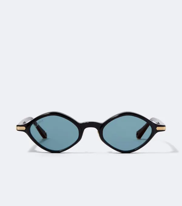 Cartier Première De Oval Sunglasses - Black