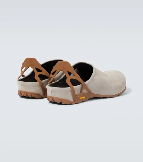 ROA Fedaia Suede Clogs - Grey