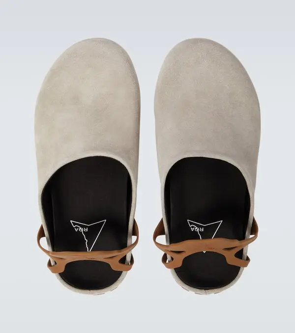 ROA Fedaia Suede Clogs - Grey