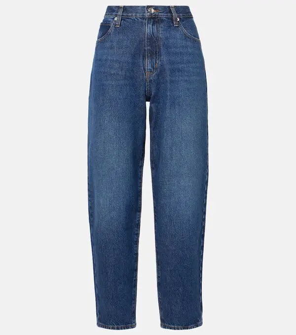 FRAME The Candle High-rise Wide-leg Jeans - Blue