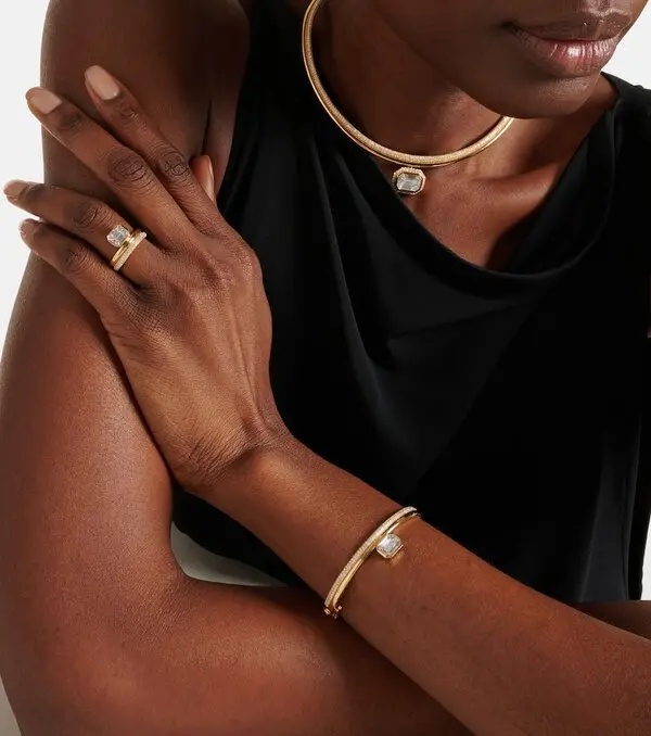 Shay Jewelry Floating 18kt Diamond Bangle