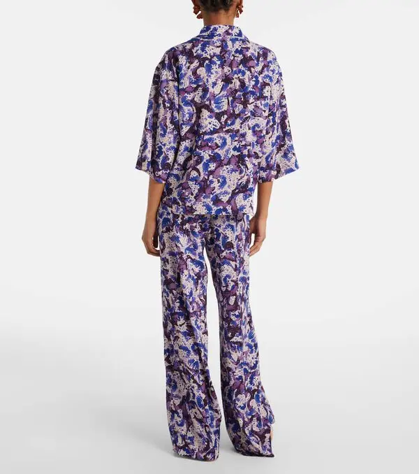 Dries Van Noten Printed Shirt - Blue