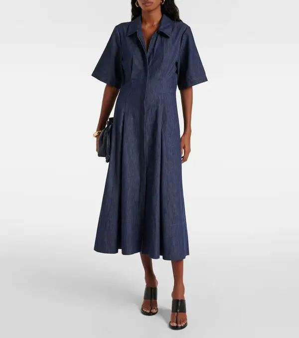 Vince Denim Shirt Dress