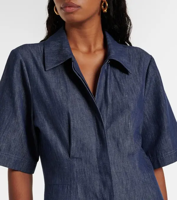 Vince Denim Shirt Dress