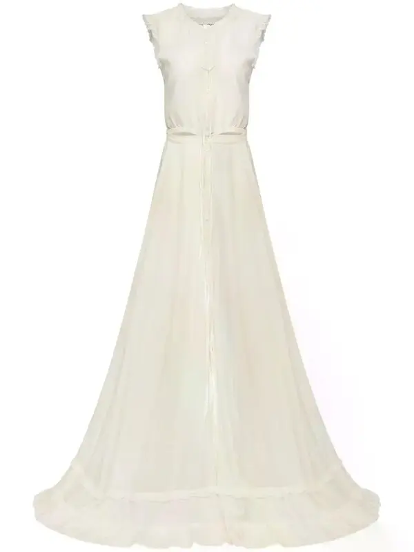 MAISON MARGIELA Cotton Gown - Neutrals